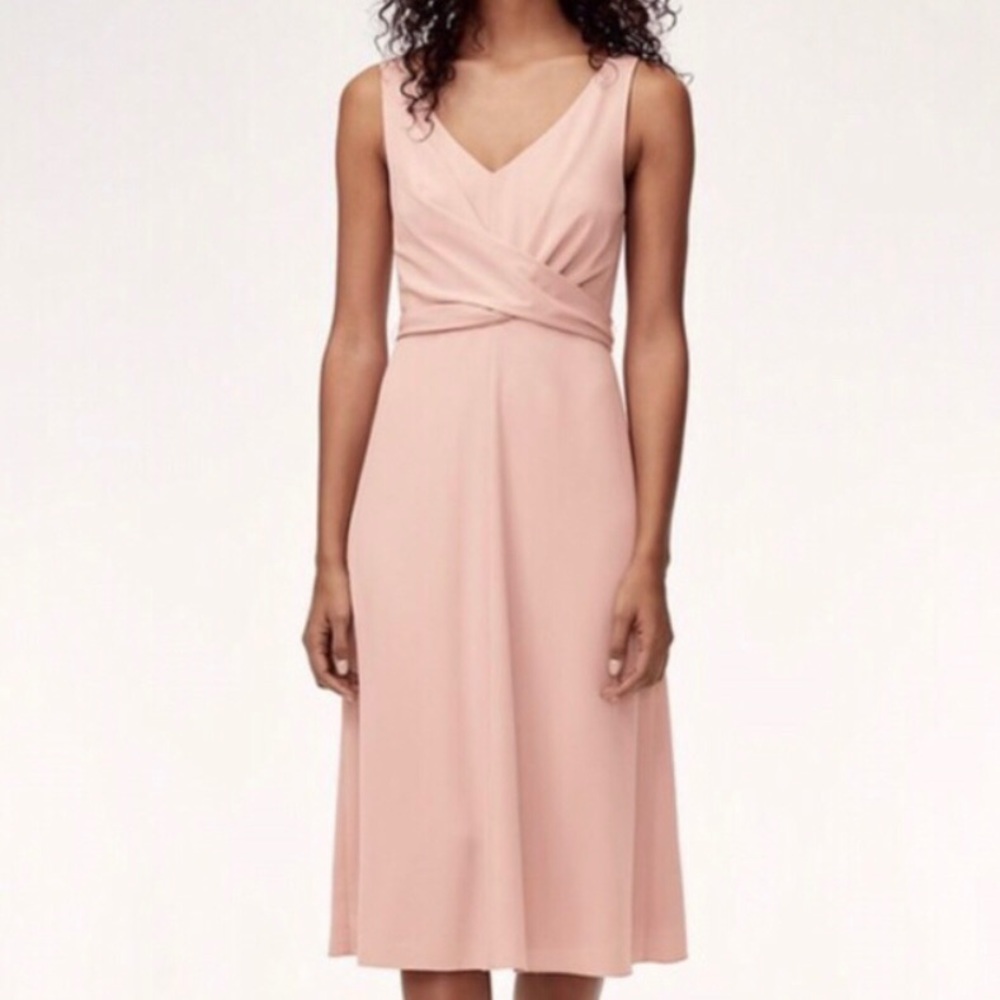 Aritzia Wilfred Darcell Wrap Dress - Gem